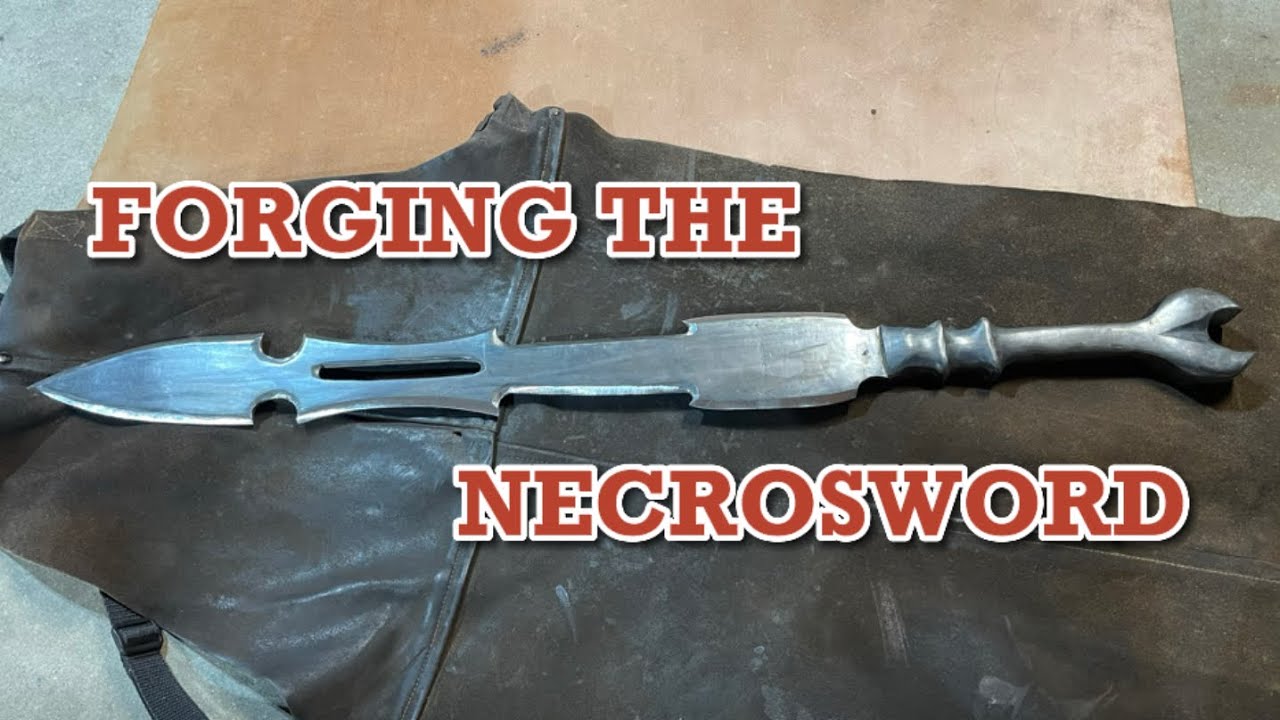Forging Hela’s Necrosword from Thor: Ragnarok out of old leaf spring ...