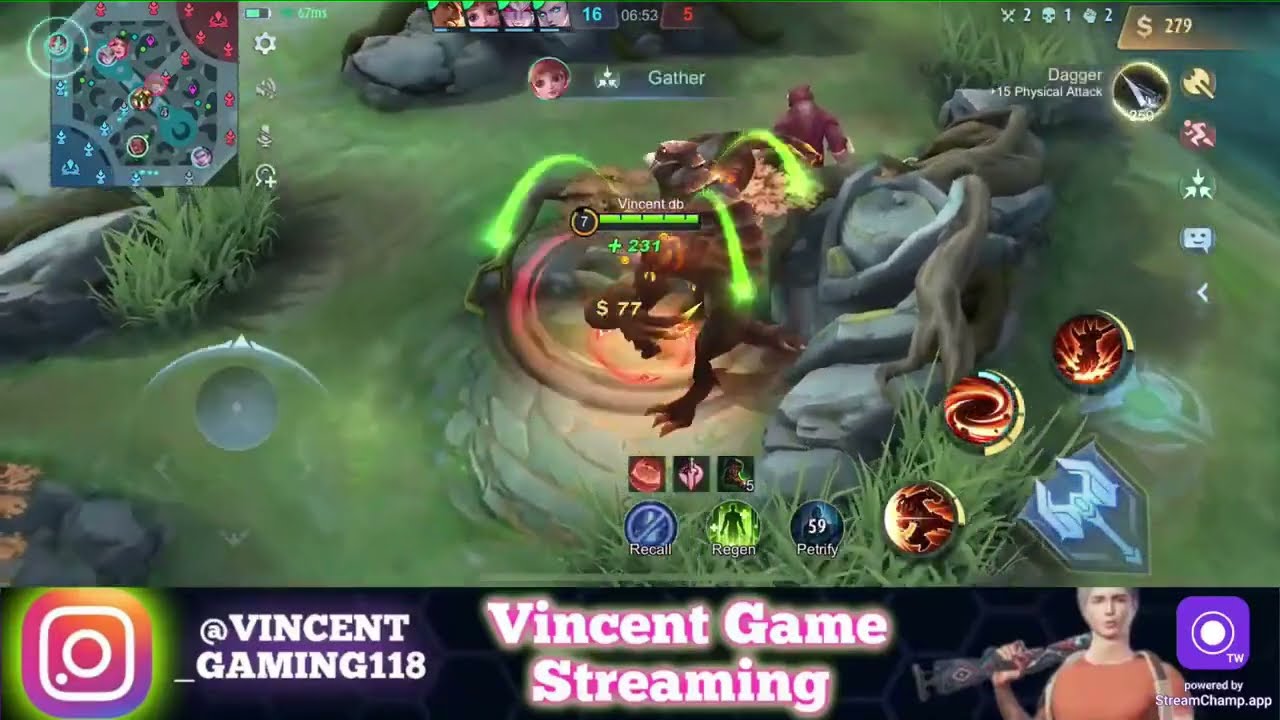 7 kills with hero BALMOND || mlbb rush gameplay || vincent game ...