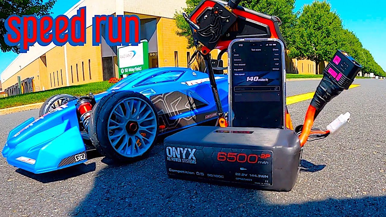 ARRMA LIMITLESS SPEED RUN 140 MPH ONYX RC POWER SYSTEM 6S - YouTube