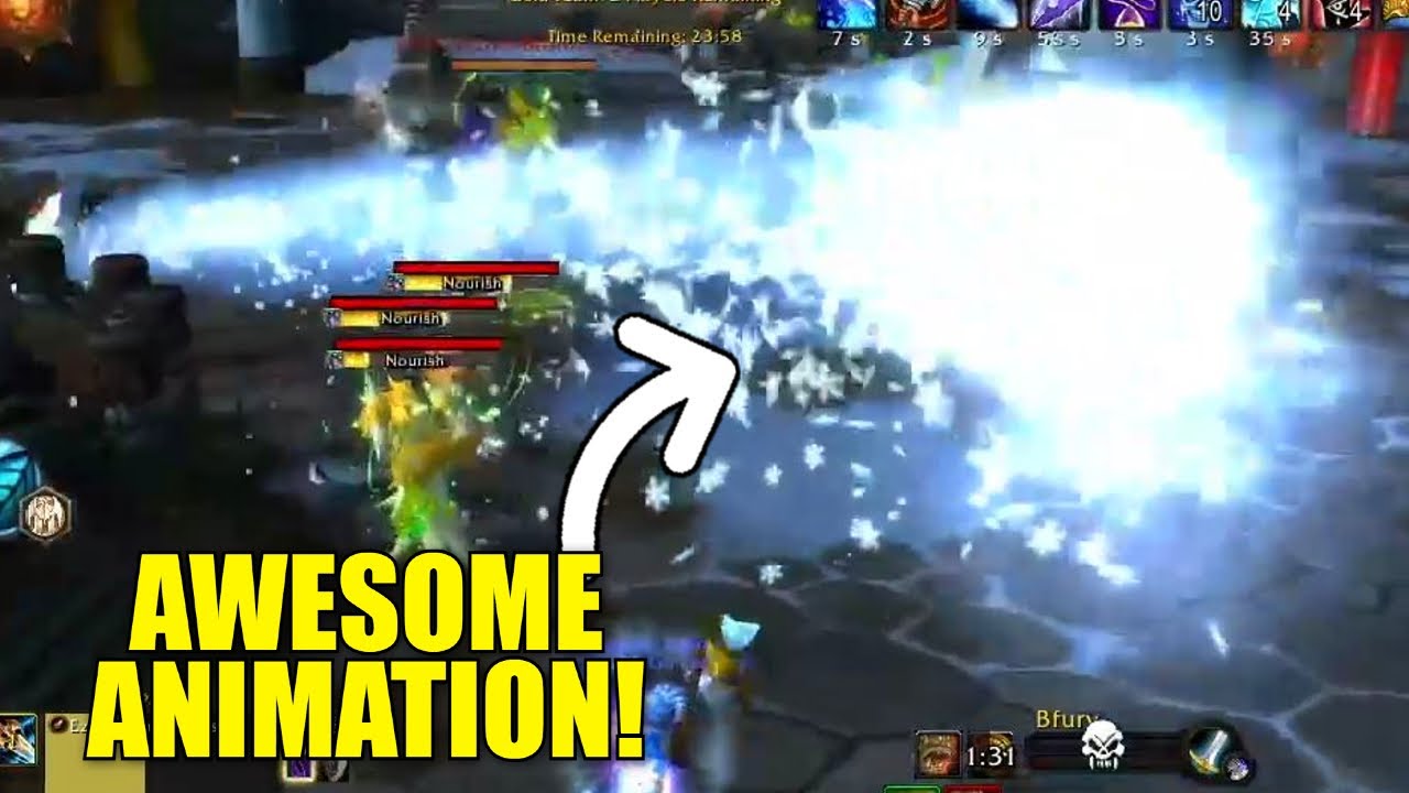 Nicely timed frost bomb animation - YouTube