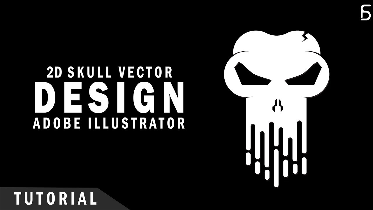 How to design a skull Vector in Adobe Illustrator - YouTube
