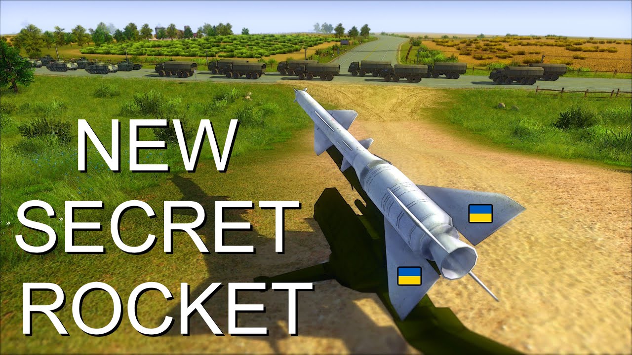 YESTERDAY A SECRET ROCKET BATTERY DESTROYED A COMPLETE MILITARY CONVOY ...