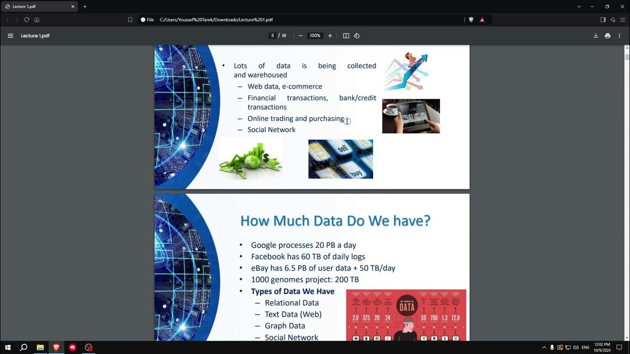 Lecture 1 Data Science - YouTube