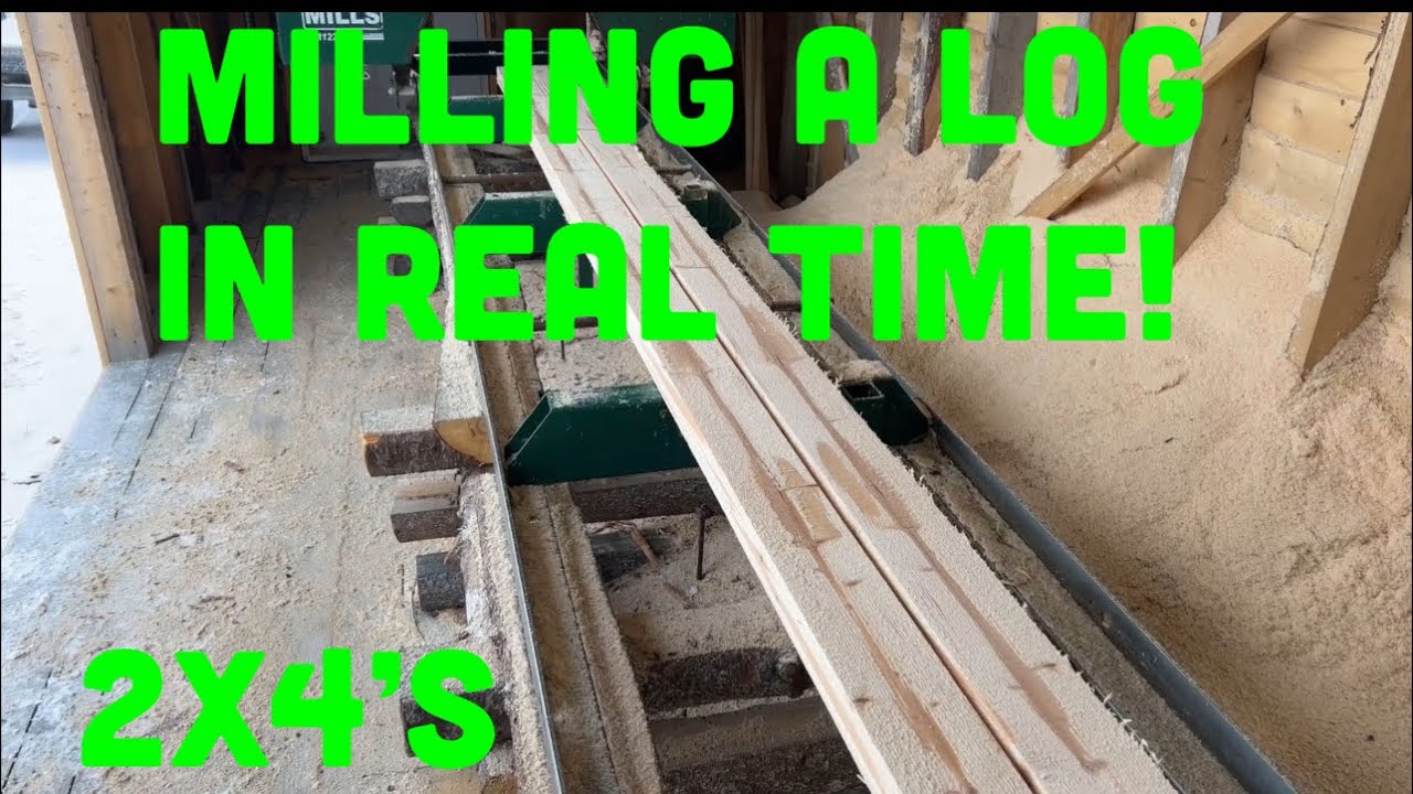 Milling A LOG in REAL TIME! - YouTube