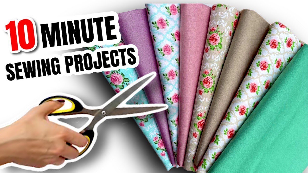 3 Sewing Projects for The Kitchen To make in under 10 minutes - YouTube