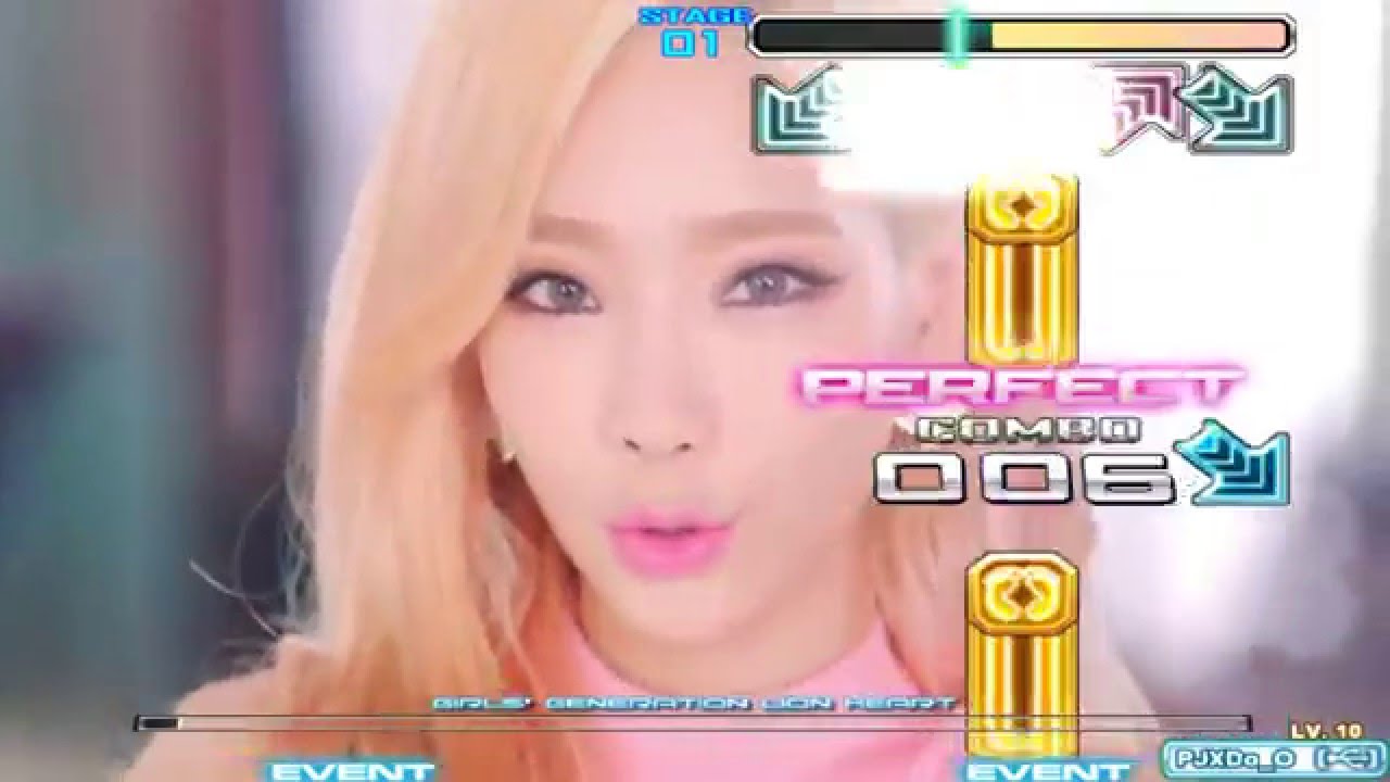 PUMP Stepmania fan - GG SNSD - Lion Hearth - YouTube