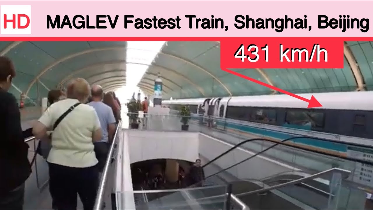 Our Experiencing MAGLEV Fastest Train Ride in Shanghai, China | Travel ...