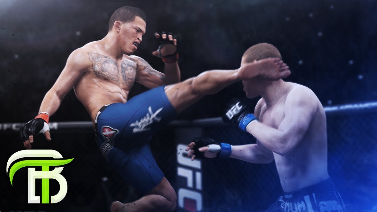 BROKEN LEG MID FIGHT (UFC 3 GOAT Career Gameplay) | OpTicBigTymeR - YouTube