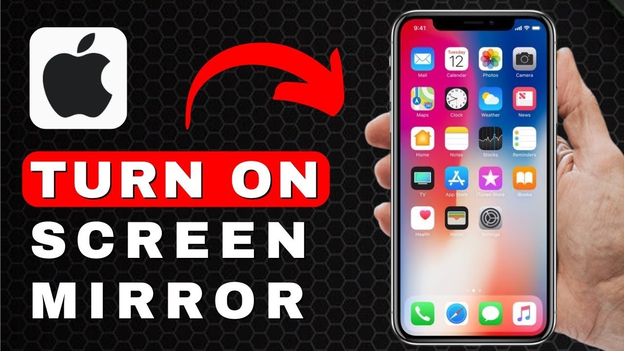 How to Turn on Screen Mirroring on iPhone | iPhone Tutorial - YouTube
