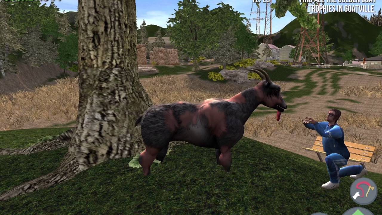 Most romantic moment in Goat Simulator - YouTube