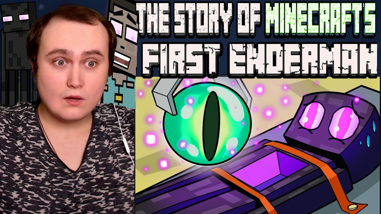 The Story of Minecraft's First Enderman (Cartoon Animation) | Reaction ...