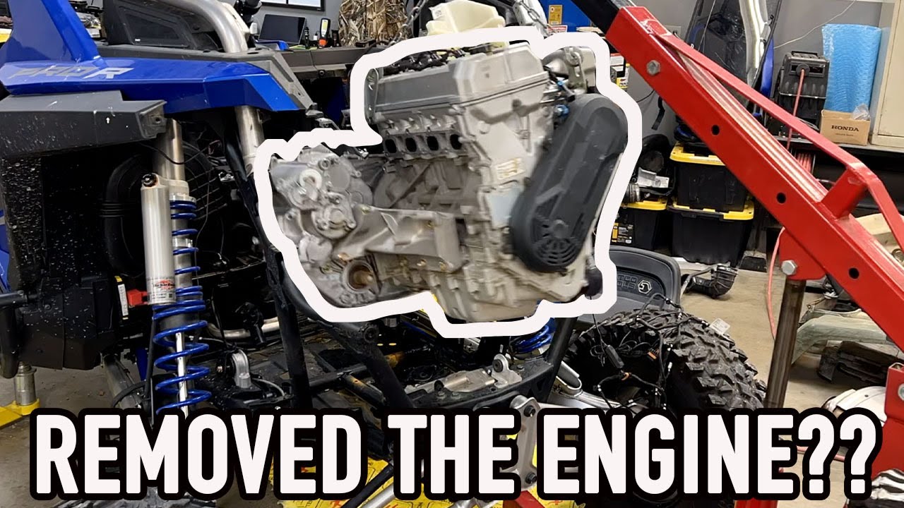 We TORE the 4 CYL ENGINE out of a 2022 PRO R RZR for a TRANSMISSION ...