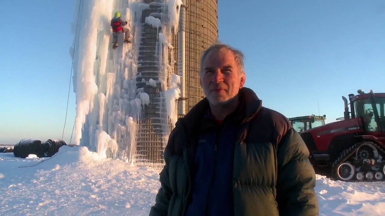 Silo Ice Climbing in Iowa - The World Tri - YouTube