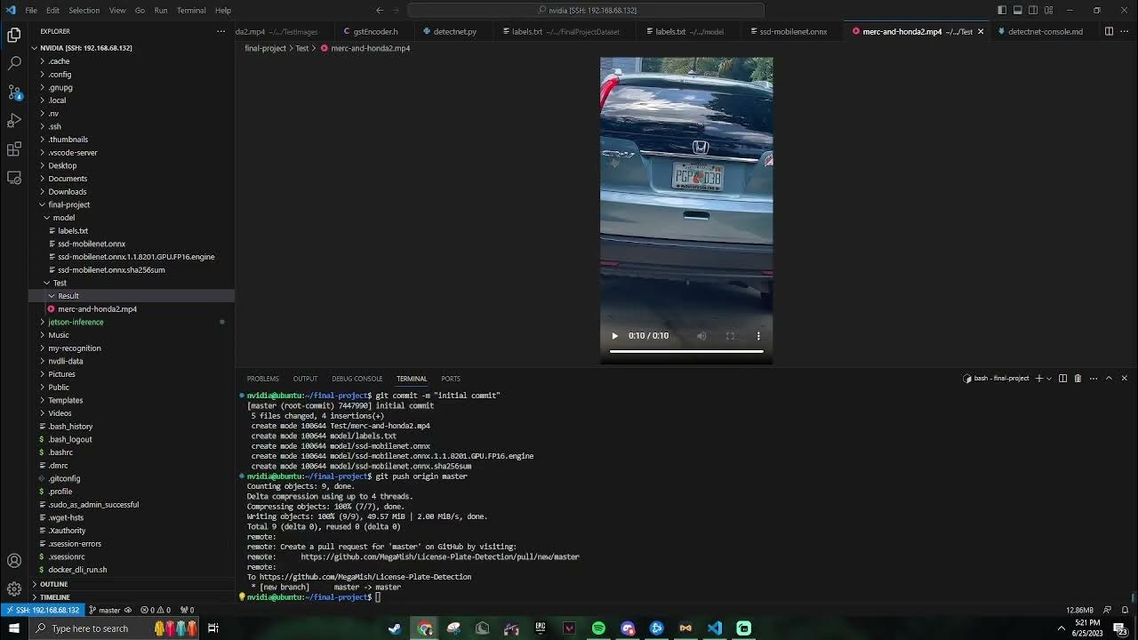 License Plate Detection AI Demo - YouTube