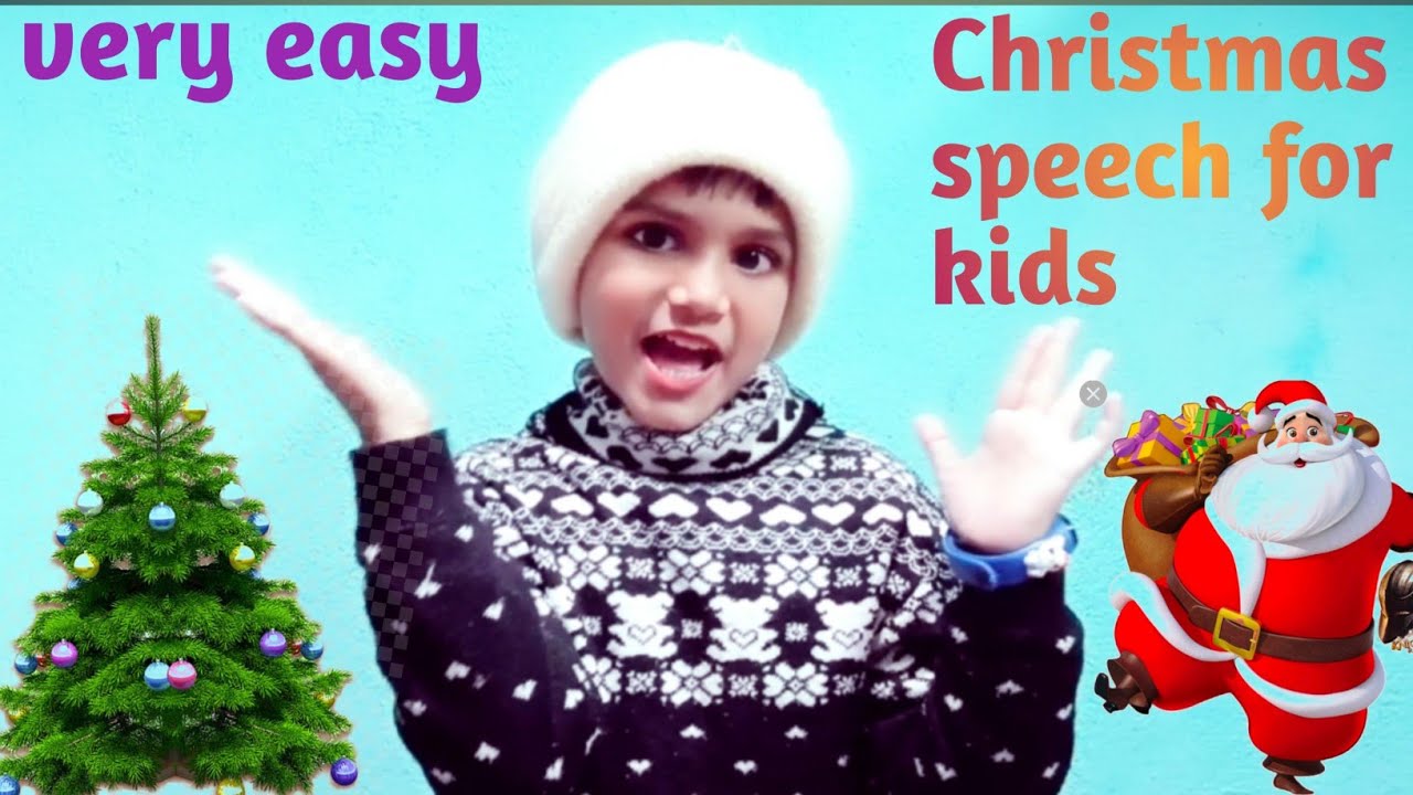 How to speak about the Christmas||Christmas speech for kids - YouTube