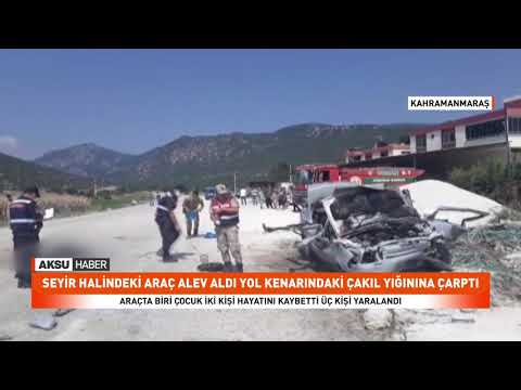 ANDIRIN'DA SEYİR HALİNDEKİ ARAÇ ALEV ALDI BİR’İ ÇOCUK İKİ KİŞİ HAYATINI KAYBETTİ ÜÇ KİŞİ YARALANDI