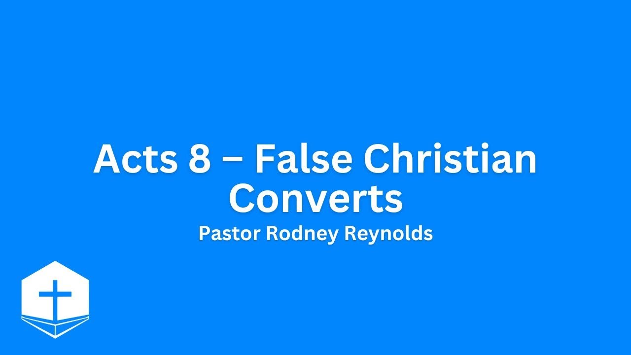 Acts 8 – False Christian Converts - YouTube