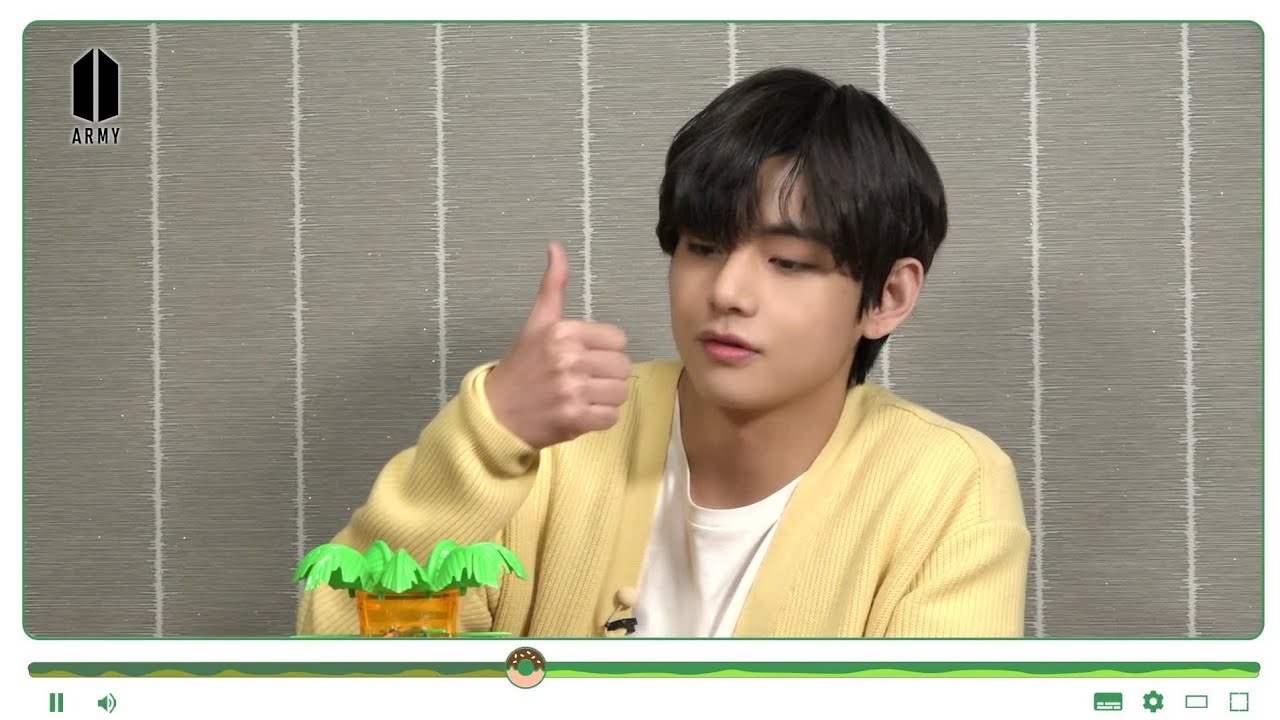 Japan Fanclub SNACK TIME - V #1 21.12.21 - YouTube