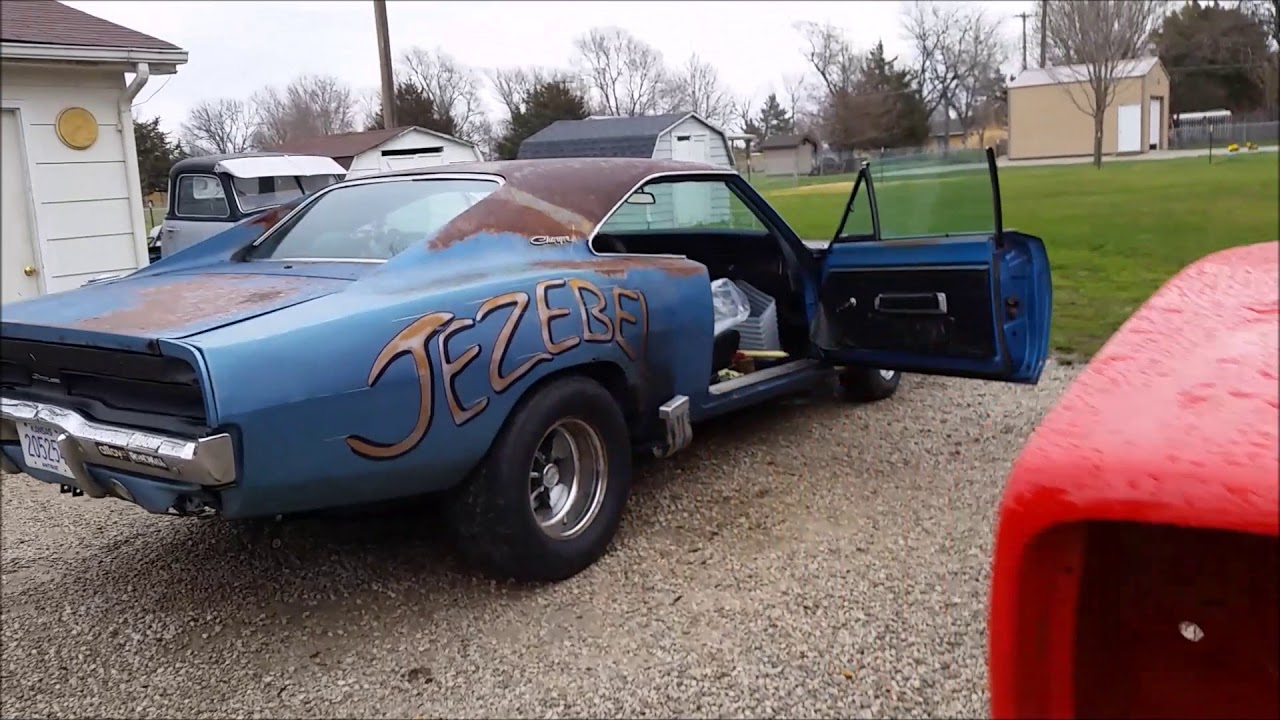 1970 Ratty Charger Installing Jezebel's original B5 metal rear door ...