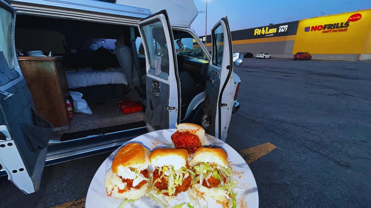 Full Day of Cooking in the Van - YouTube