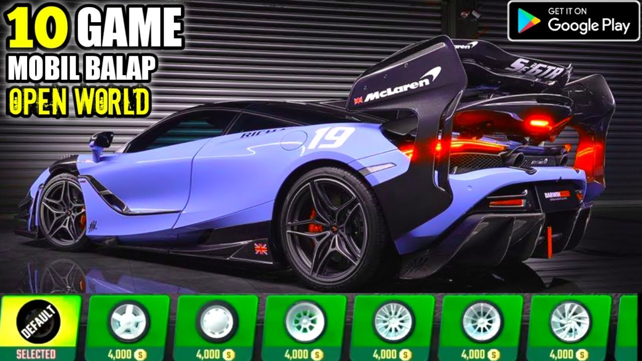 10 Game balap mobil open world offline terbaik 2022 android - YouTube