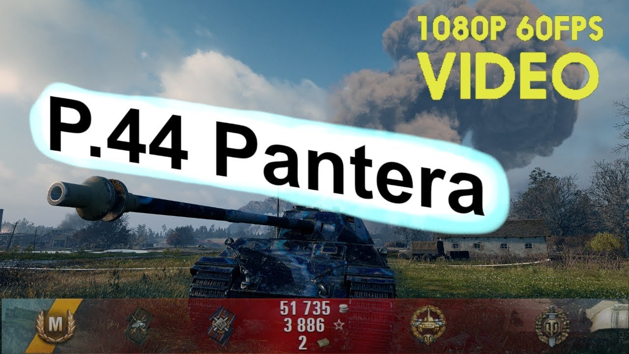 World of Tanks P.44 Pantera - 6 Kills 4.4K Damage - 1 vs 3 - YouTube