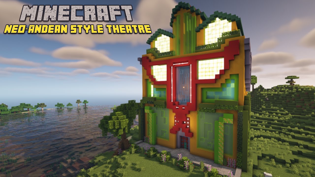 Minecraft Neo-Andean Style Theatre | Community Inspired Build ...