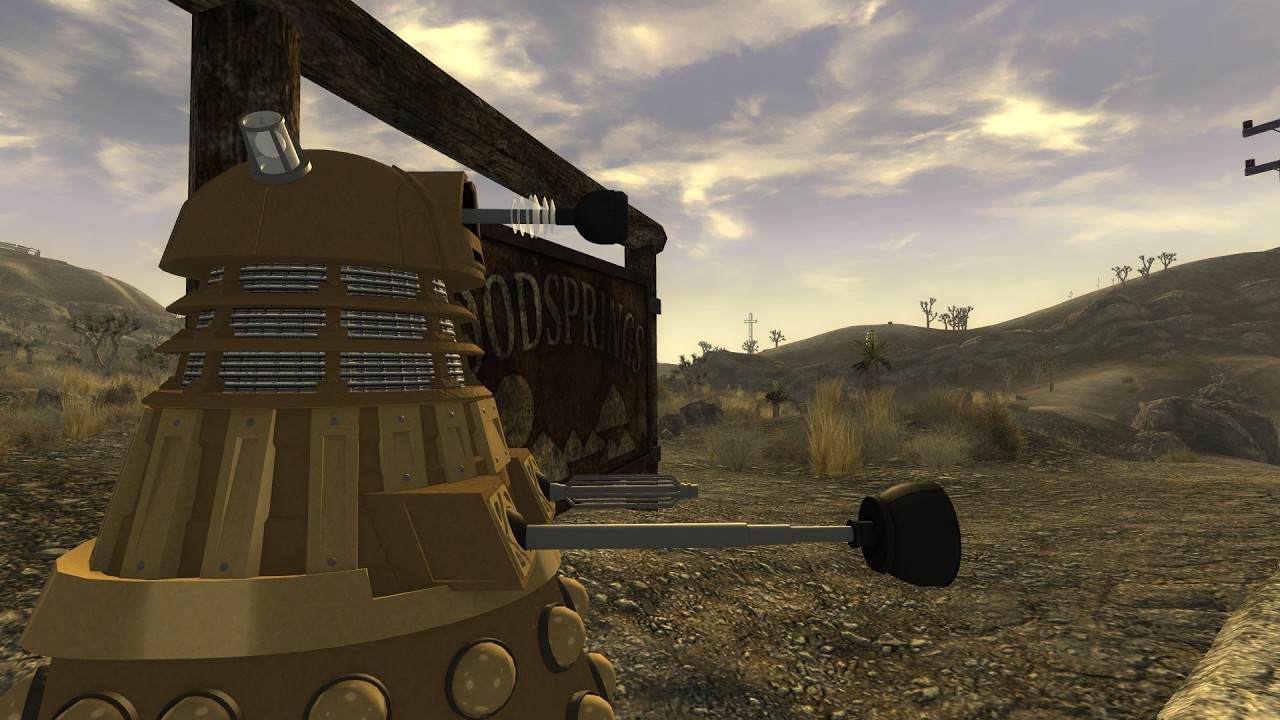 Fallout New Vegas Playable Dalek Mod - YouTube