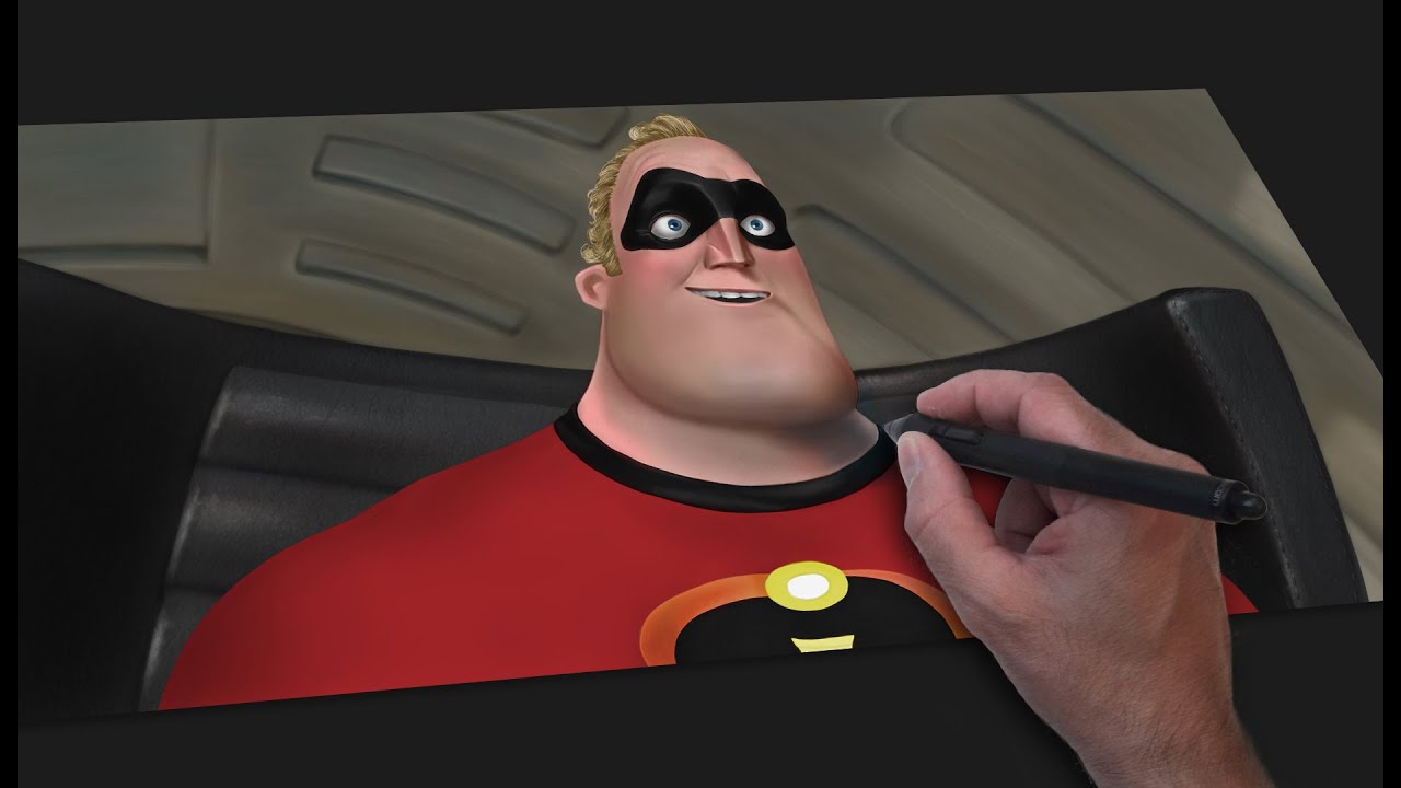 Mr Indestructible - Speed Painting - YouTube