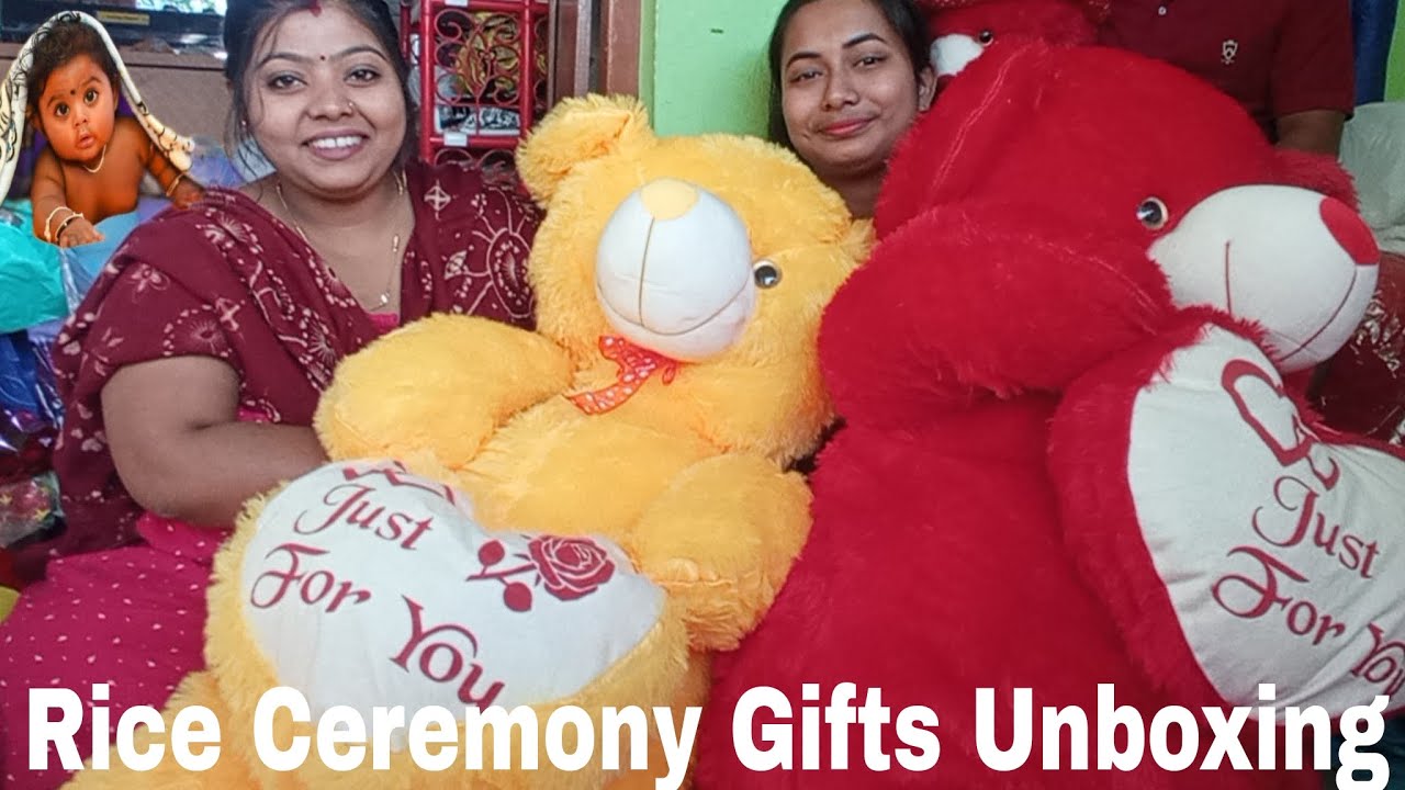 Rice Ceremony Gift Unboxing 🎁||@Bongvlogerneha - YouTube