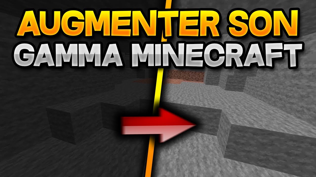 [TUTO] COMMENT AUGMENTER SON GAMMA SUR MINECRAFT ! (très simple) - YouTube