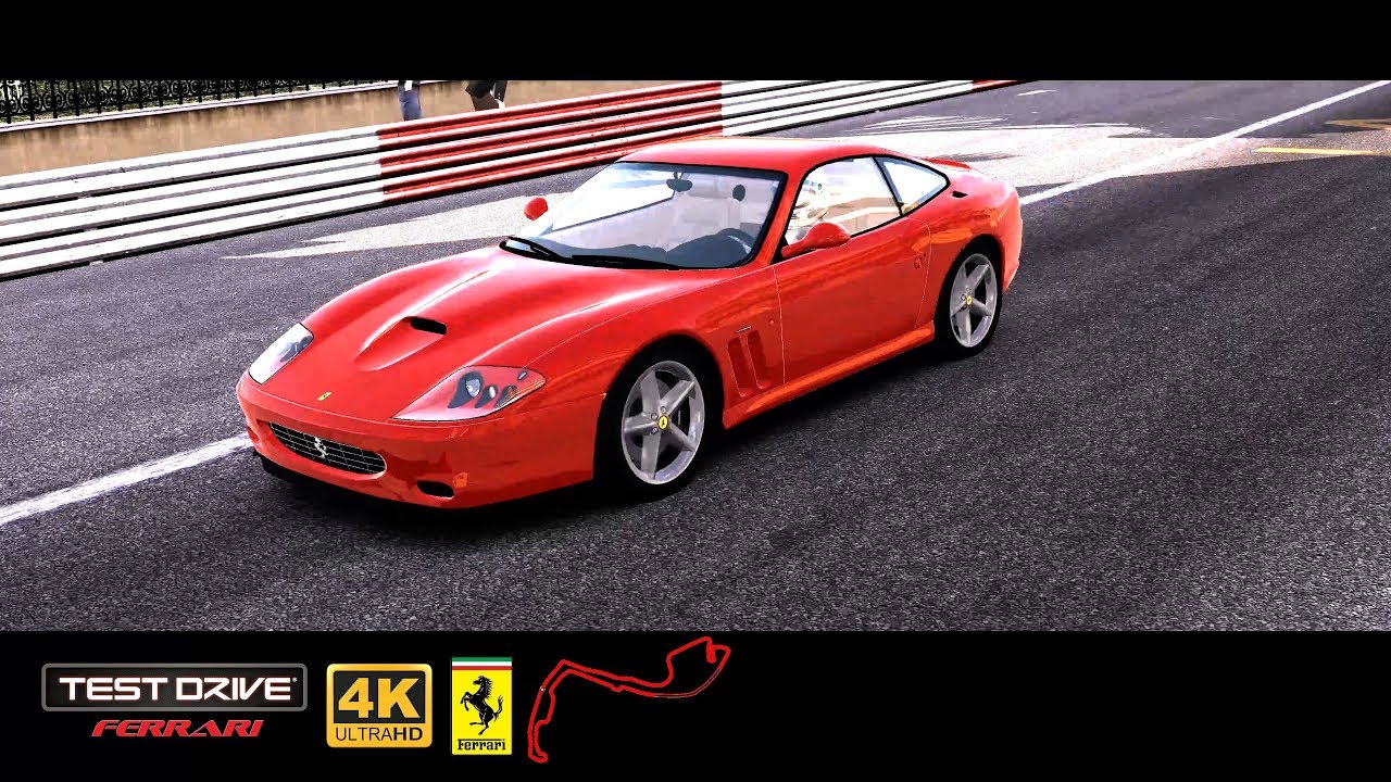 TEST DRIVE FERRARI LEGENDS Monaco FERRARI 575 MARANELLO (4K 60fps GTX ...