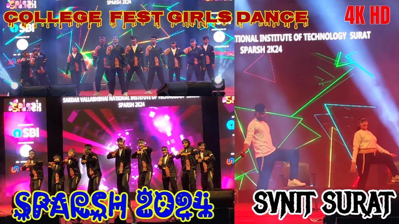 COLLEGE FEST GIRLS DANCE PERFORMANCE MECHANICAL DEPARTMENT #svnit # ...