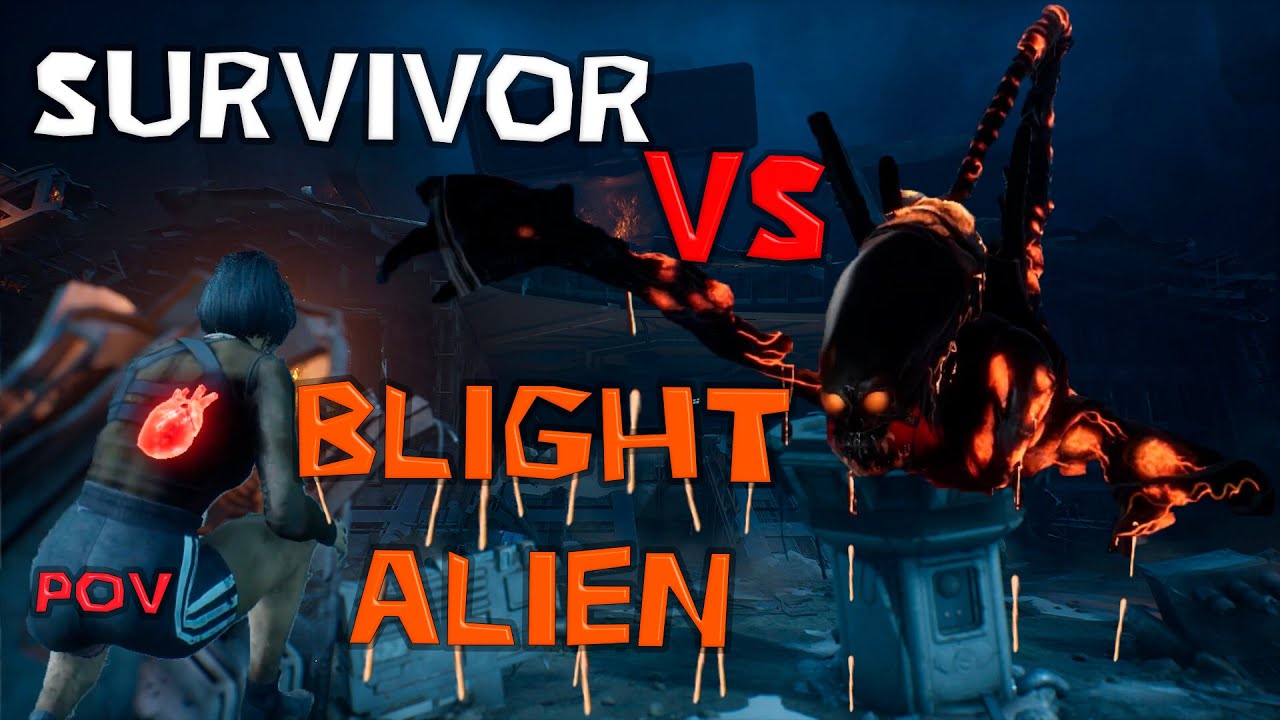 DBD POV Survivor VS Blighted Xenomorph - YouTube