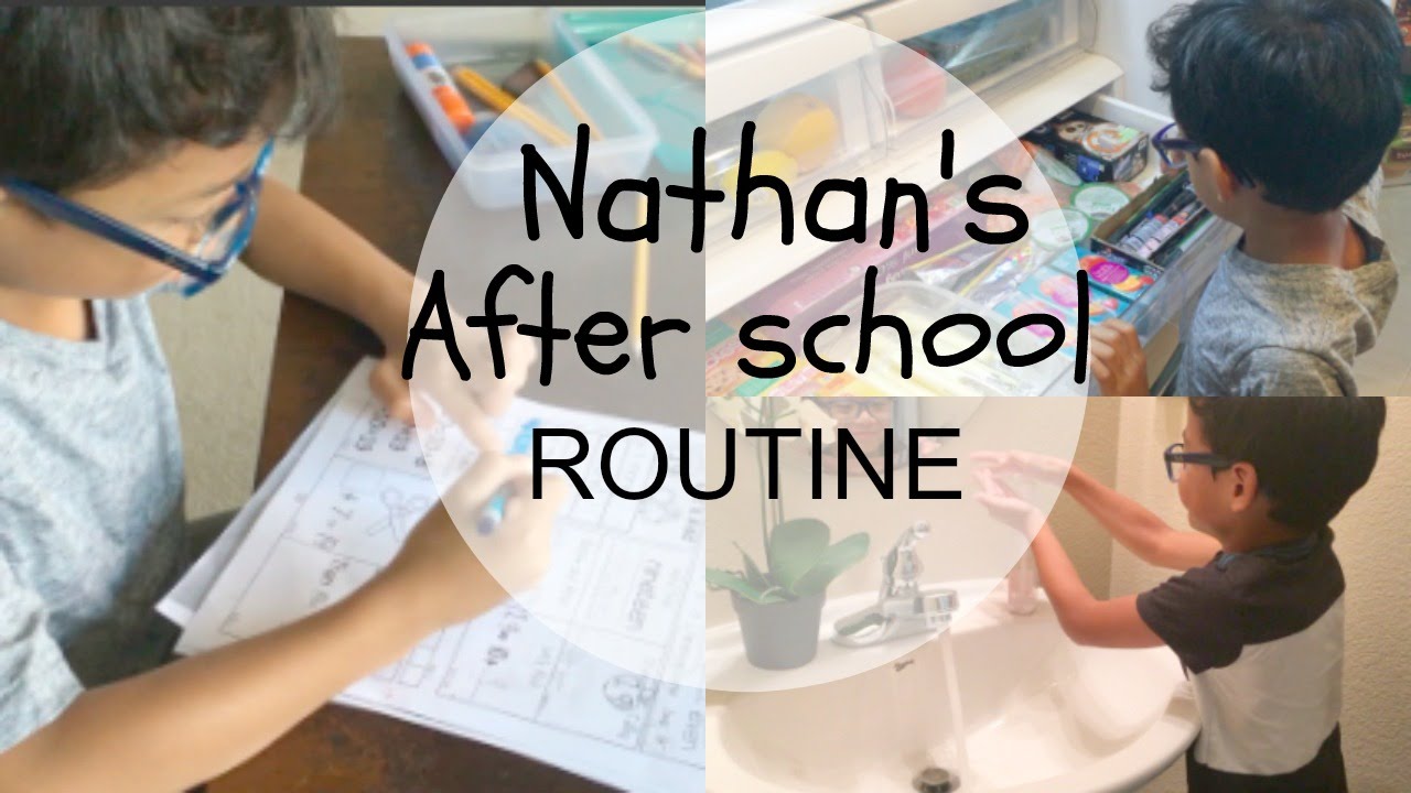 After school routine | 1st grader edition - YouTube