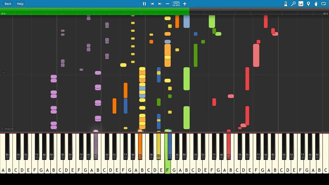 Pokemon Ruby/Sapphire/Emerald--S.S. Tidal Theme Synthesia - YouTube