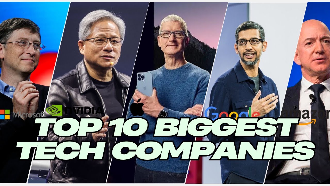 Top 10 biggest Tech Companies by Market Cap 2024 - YouTube