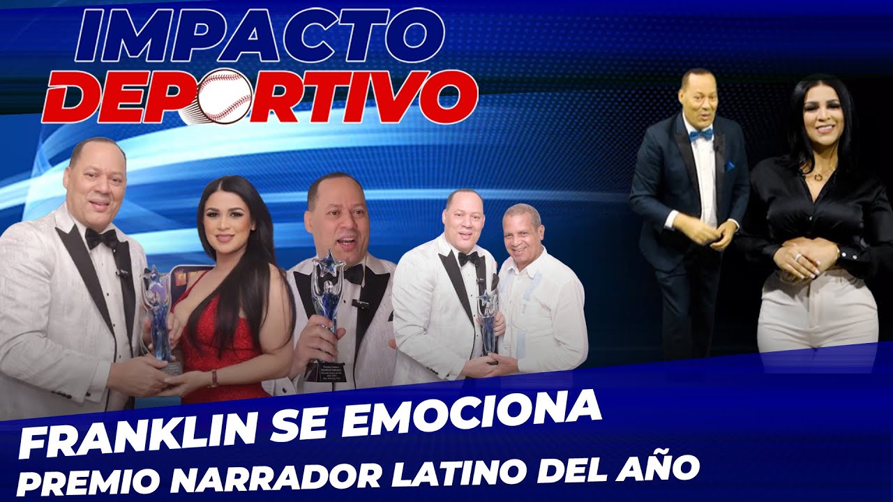 FRANKLIN MIRABAL SE EMOCIONA AL RECIBIR PREMIO NARRADOR LATINO DEL AÑO ...