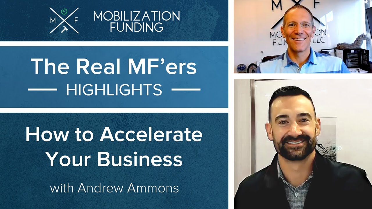 Real MF'ers Highlights - How to Accelerate Your Business with Andrew ...