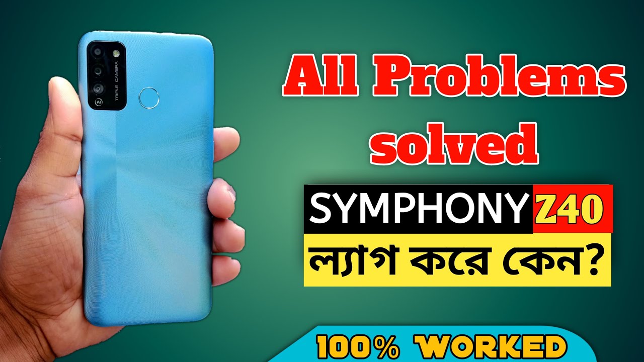 How to Fix Symphony Z40 Mobile laging problems | Symphony Z40 All ...