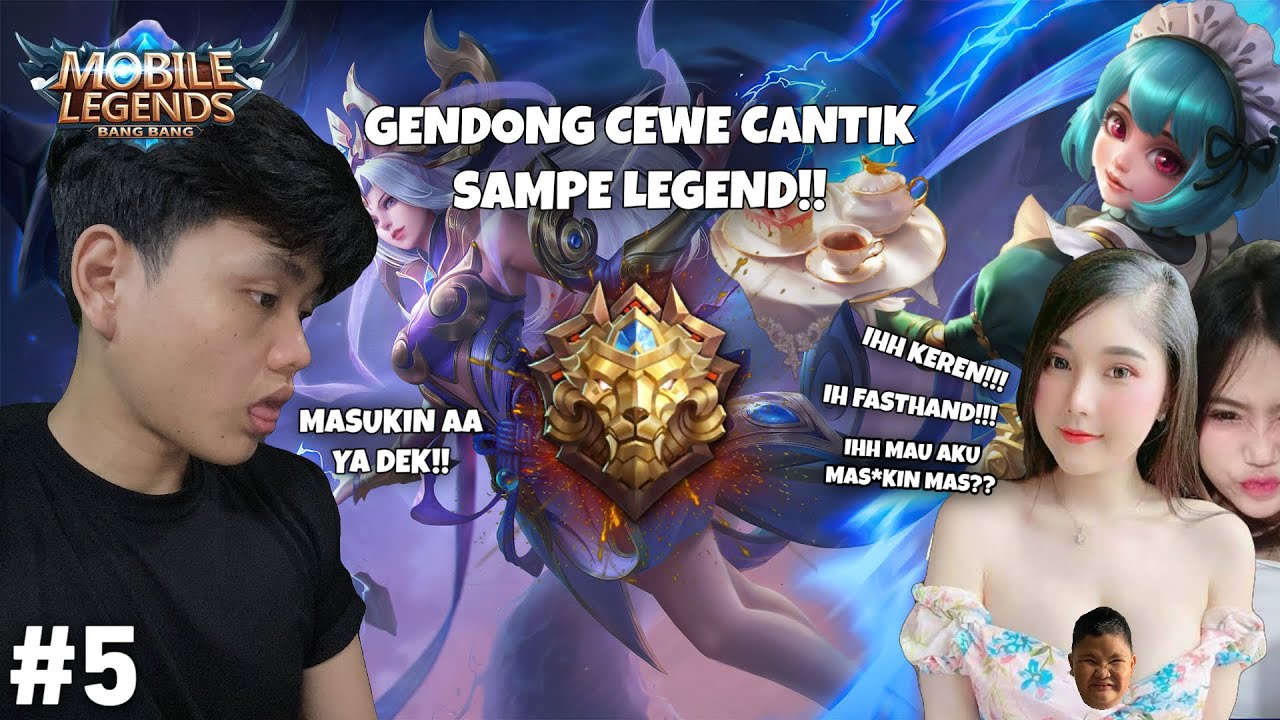 MENGGENDONG WANITA CANTIK SAMPE LEGEND!! 18++ -MOBILE LEGEND: BANG-BANG ...