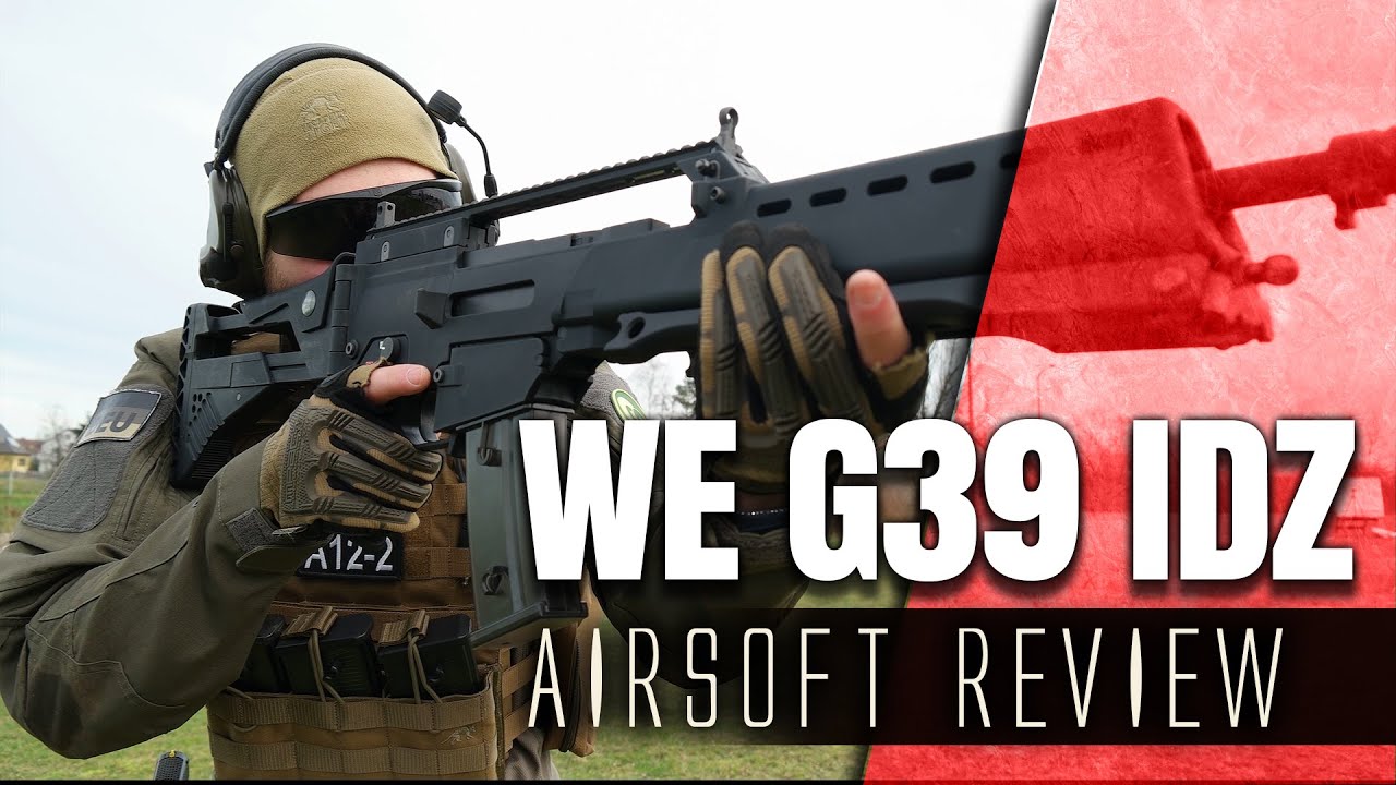 Airsoft WE G39 IDZ Review GsPAirsoft Deutsch 4k - YouTube