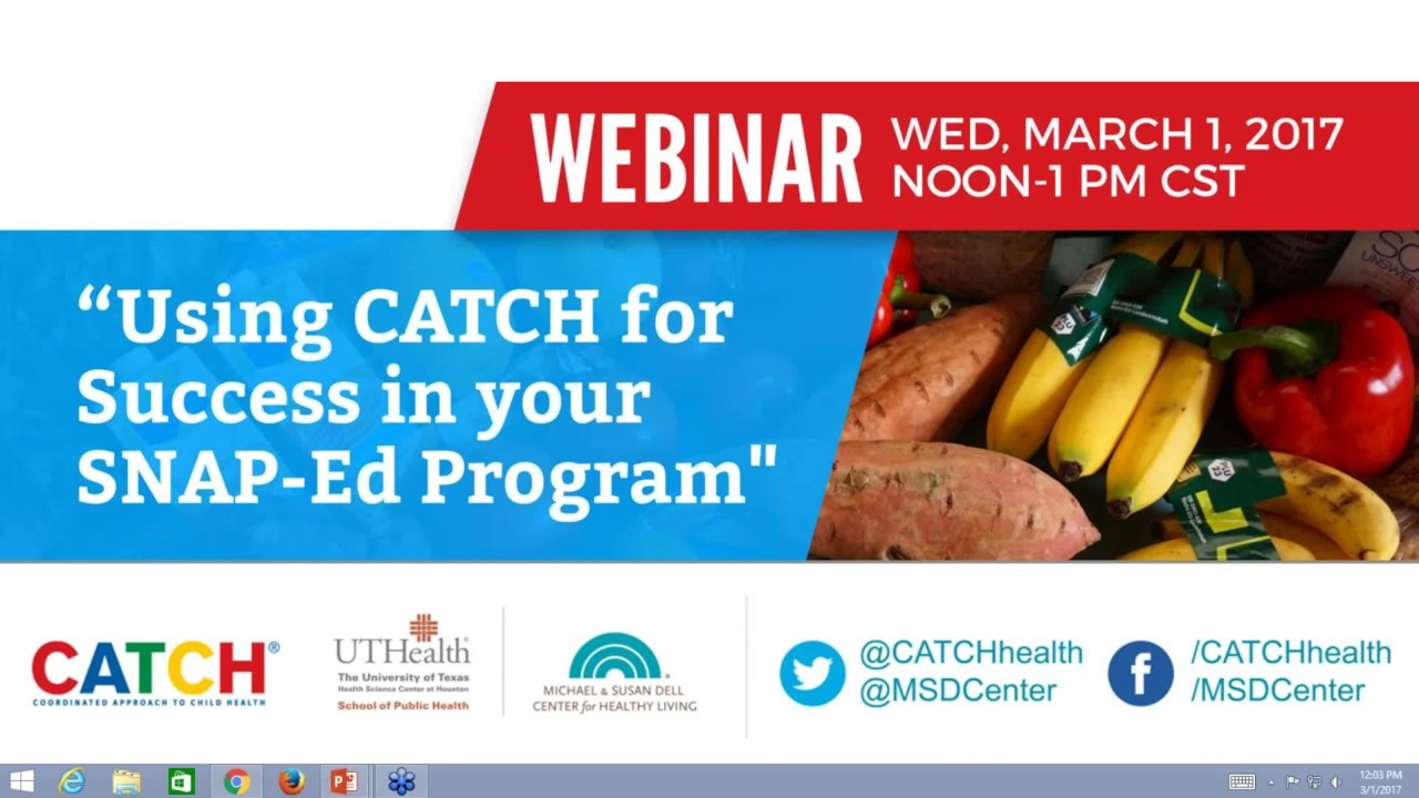 Using CATCH for Success in your SNAP Ed Program - YouTube
