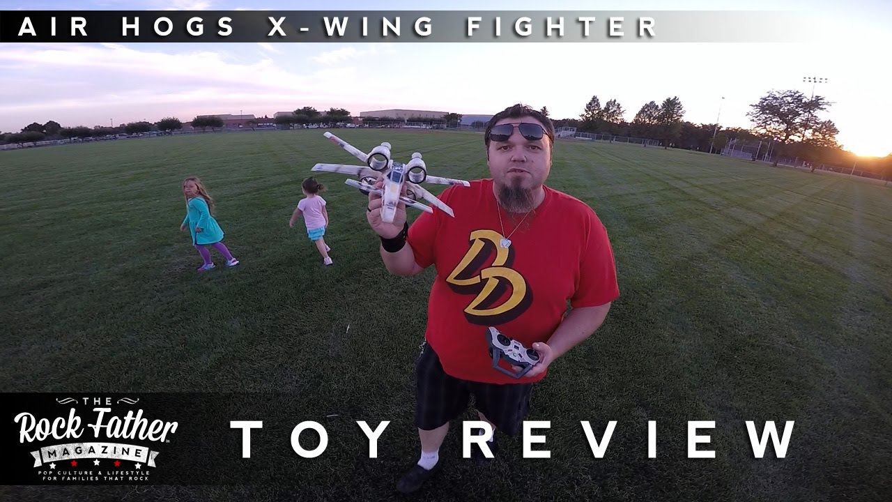 Toy Review: Air Hogs STAR WARS Remote Control X-Wing Starfighter - YouTube