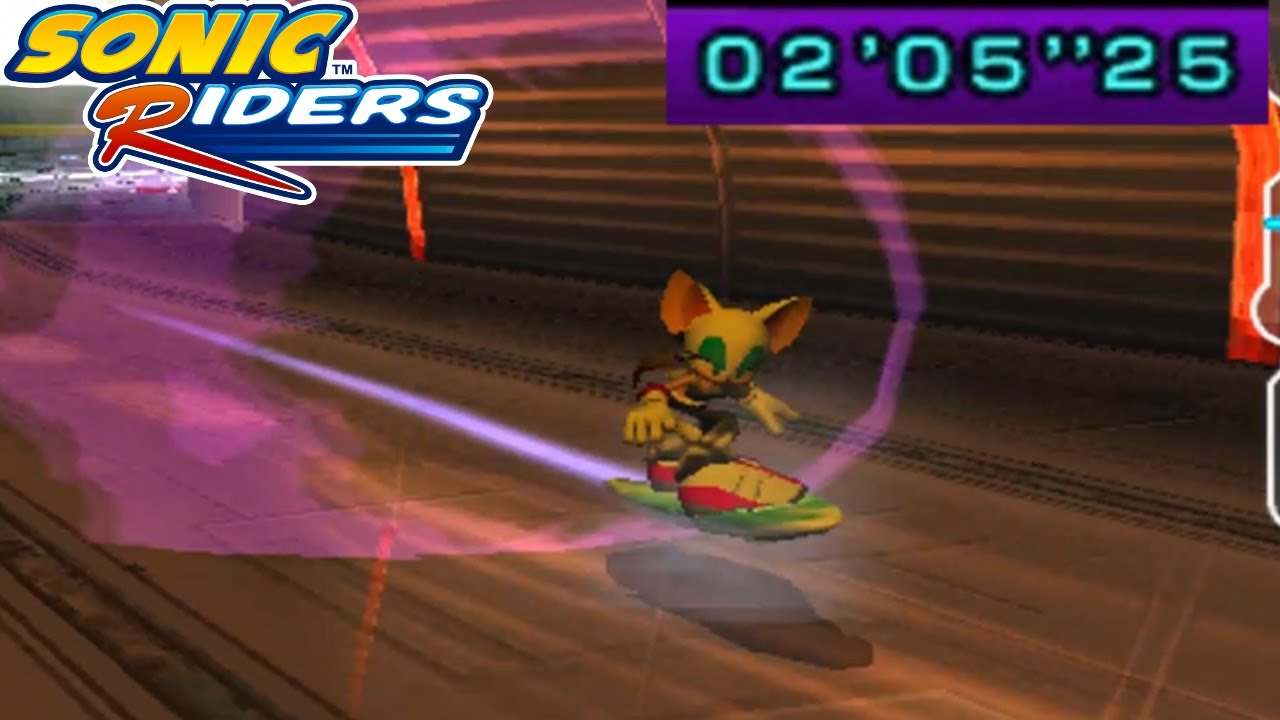 Sonic Riders Time Attack: Rouge with Faster at Metal City (2'05"25 ...