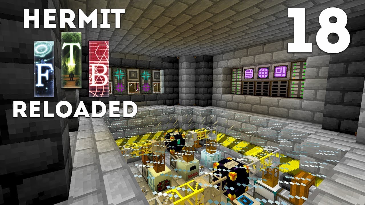 Hermits Reloaded - Ep. 18: EPIC COMMAND CENTER! (Modded Minecraft 1.12 ...