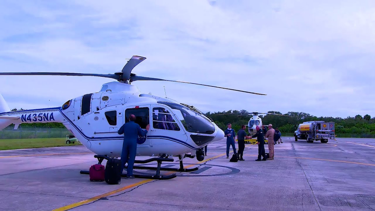 New NASA Helicopters Arrive at Kennedy Space Center - YouTube