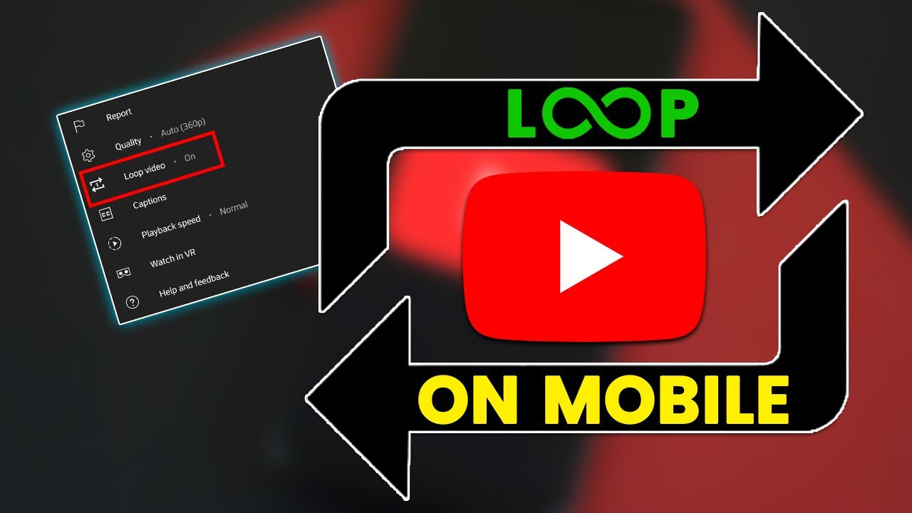 How to Loop YouTube Videos on Mobile [NEW FEATURE] - YouTube