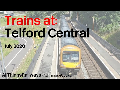 Trains At Telford Central Station, July 2020 - YouTube