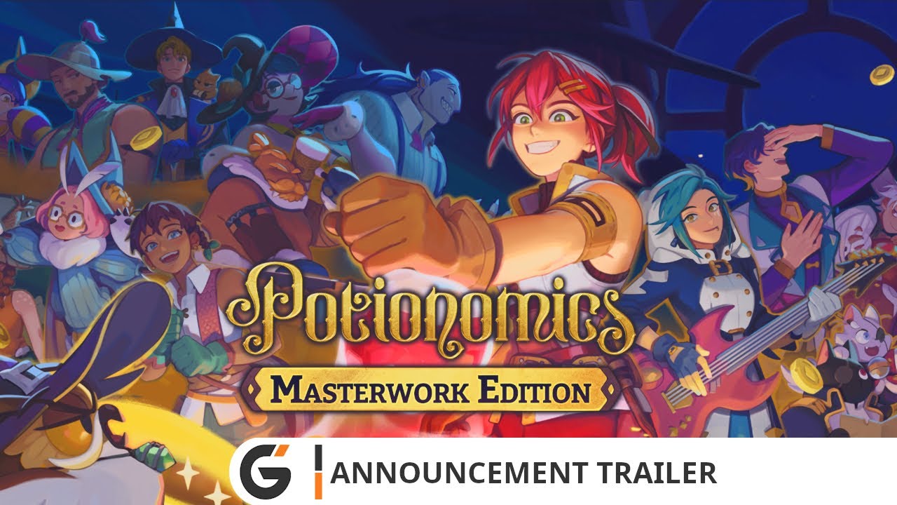 Potionomics: Masterwork Edition - Announcement trailer - YouTube